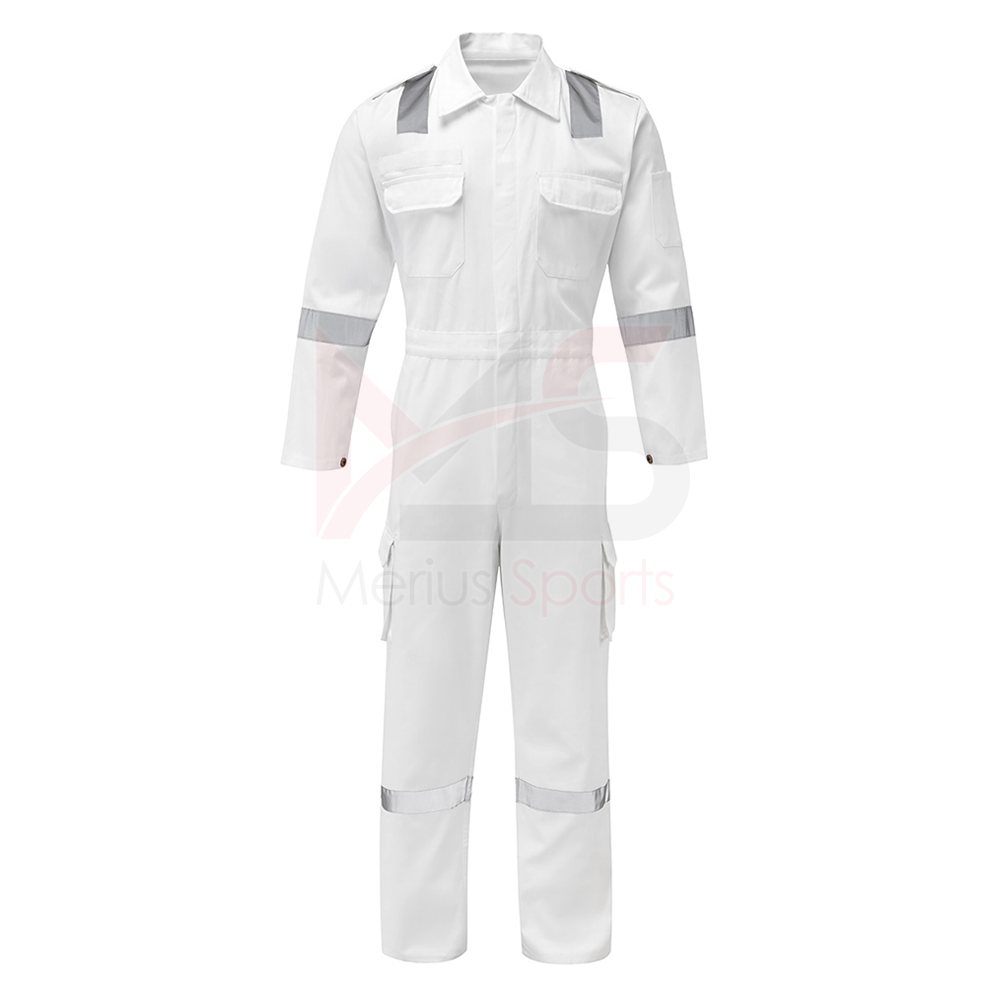 In stock man safety reflective coveralls