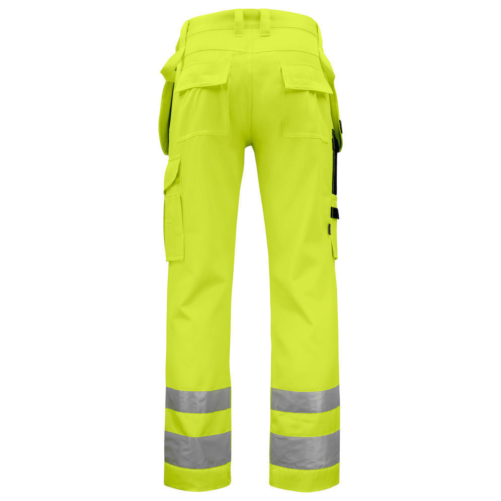 Reflective safety work pants with reflector