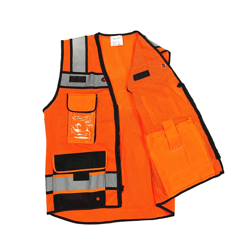 Wholesale 100% polyester engineer reflective safety vest